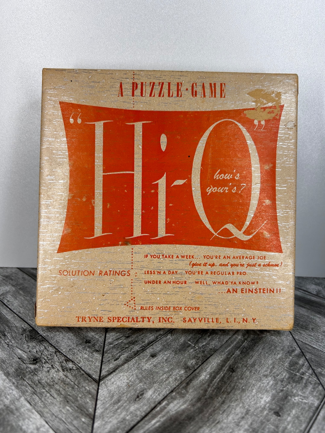 Vintage Hi-q Puzzle Game - Etsy