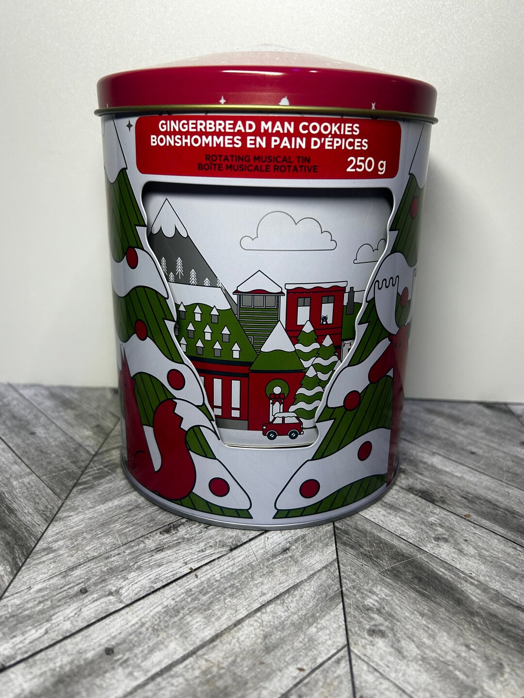 Hudsons Bay Musical Gingerbread Man Tin - Etsy