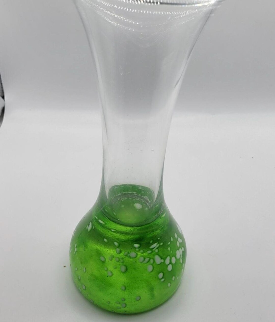 Green Bubble Glass Vase - Etsy