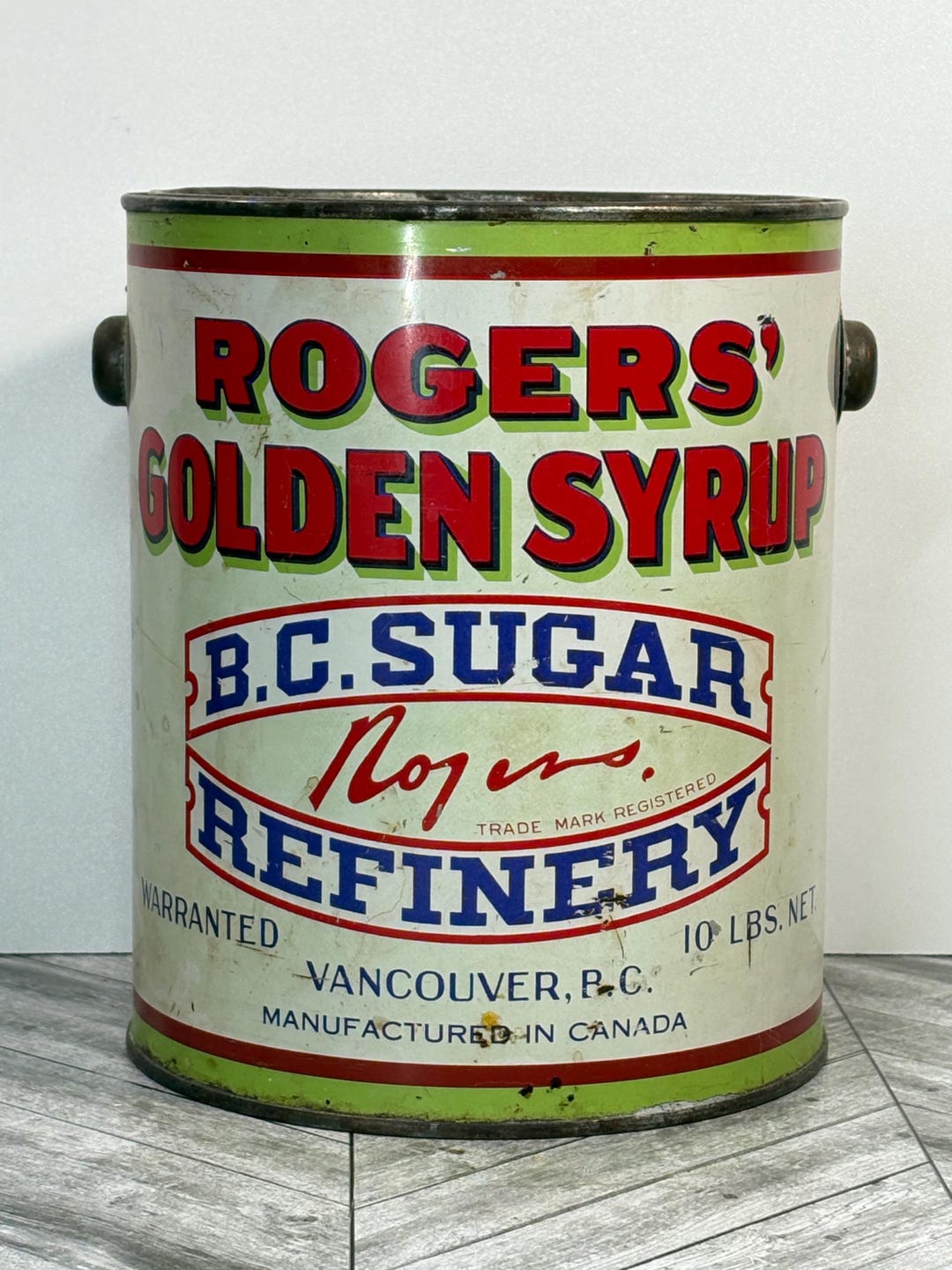 Vintage Roger’s Golden Syrup 10lbs Pail - Etsy