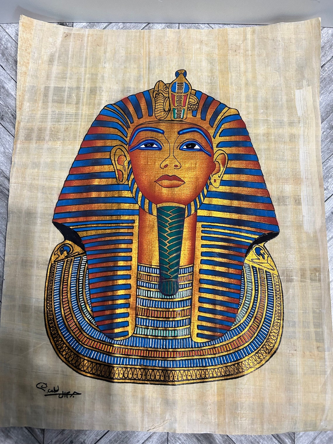 Egyptian Papyrus Picture Set of 6 - Etsy