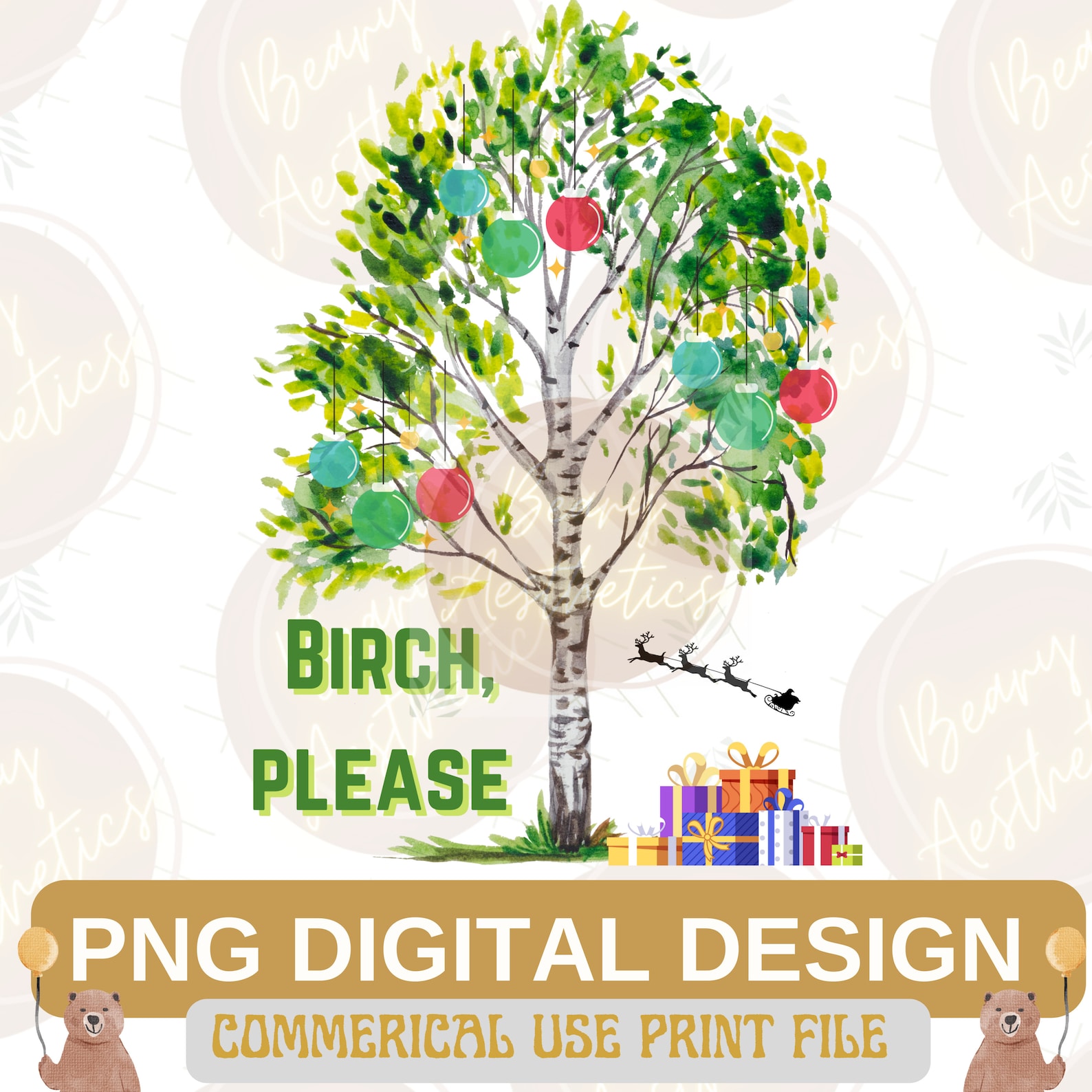 Birch Please Png, Funny Holiday Png, Commercial Use Png, Christmas Funny Png, Birch Tree Png - Etsy