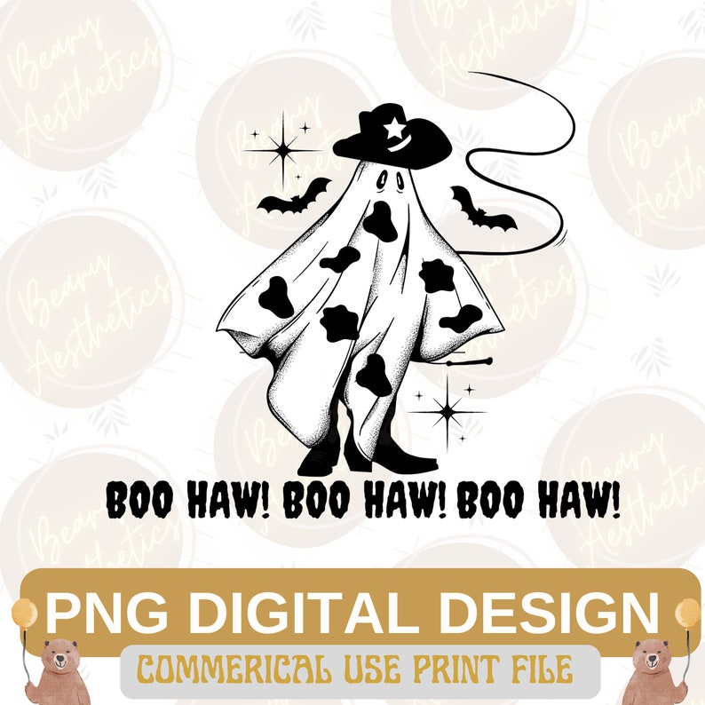 Boo Haw Png Fall Png Halloween Png Spooky Season Png - Etsy