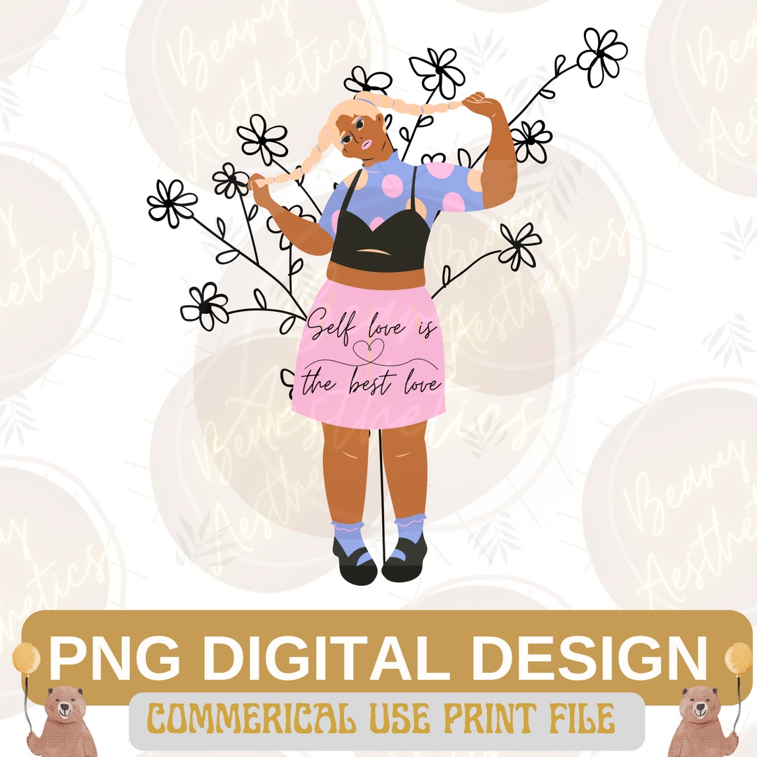 Self Love is the Best Love Png, Self Love Png, Commercial Use Png ...