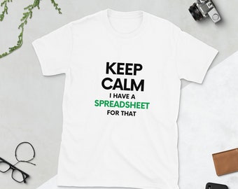 Excel Spreadsheet Shirt - Etsy
