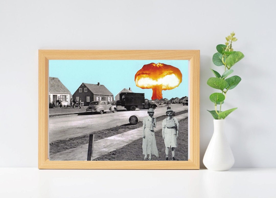 Retro Explosion Collage Digital File - Etsy