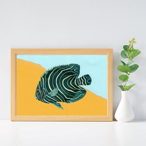 Tropical Fish Collage Digital File - Etsy