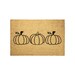 Cute Pumpkin Welcome Mat, Pumpkin Doormat, Cute Fall Doormat, Halloween ...