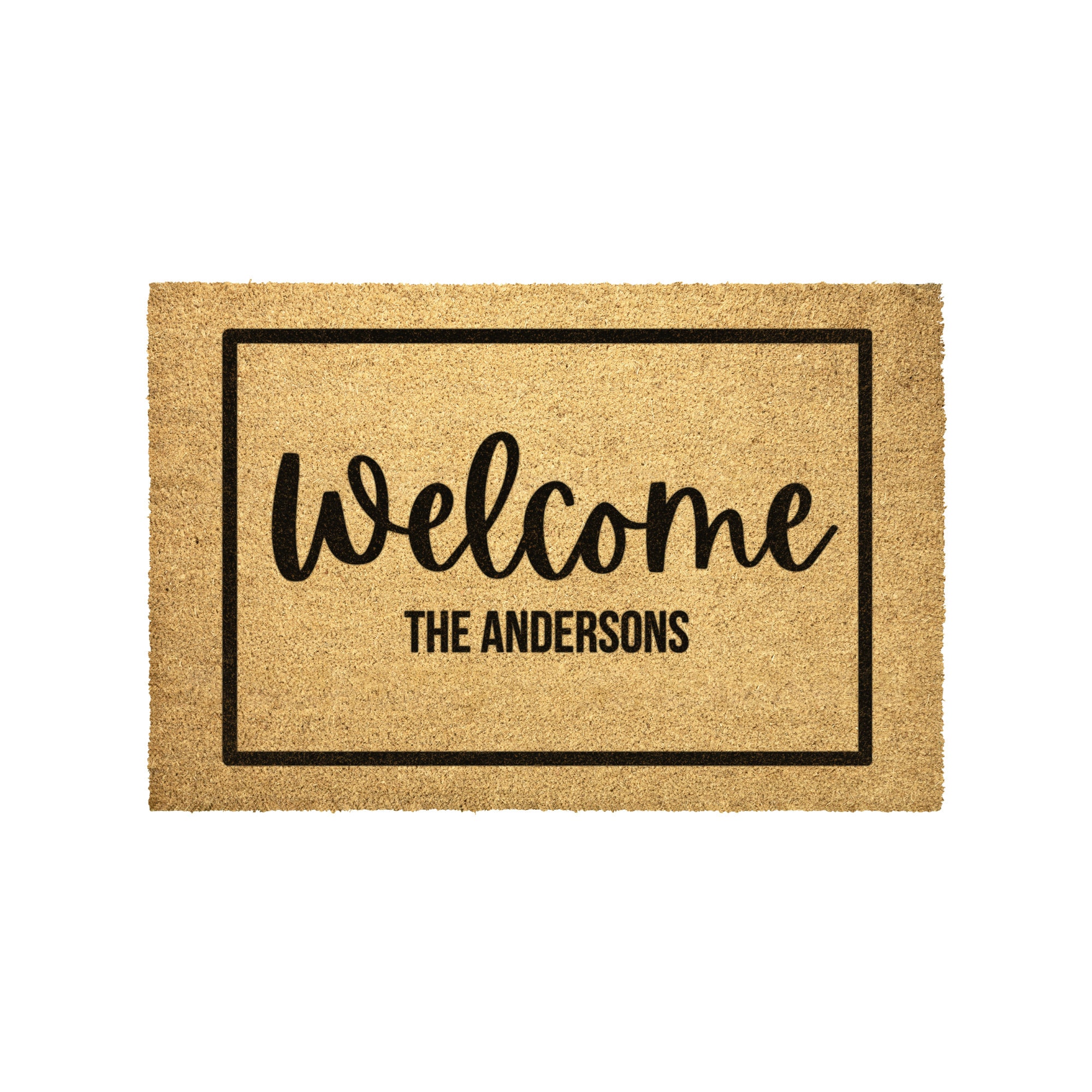 Personalized Welcome Mat, Personalized Doormat, Custom Wedding Mat ...