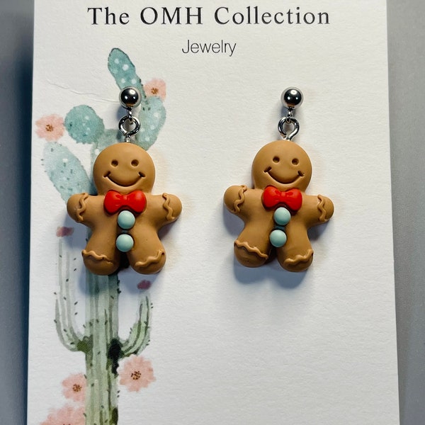 Gingerbread Earrings - Etsy