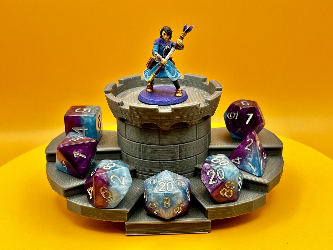 Miniature and Dice Display - Etsy