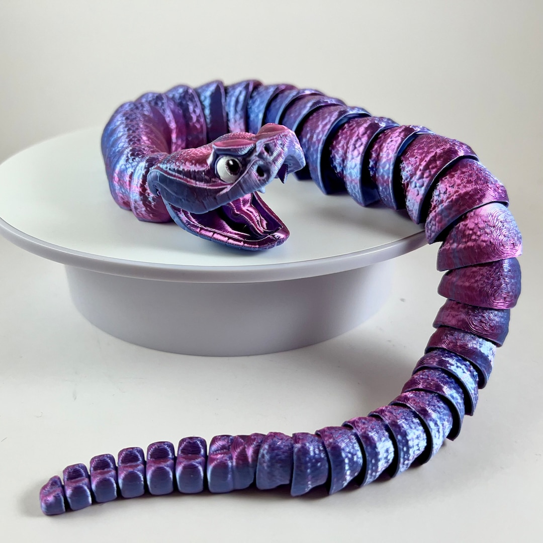 Prismatic Articulated Rattlesnake Hinged Jaw & Working Rattle Moveable ...