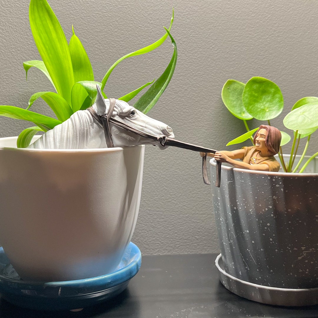 Atreyu & Artax Planter Decoration the Neverending Story - Etsy