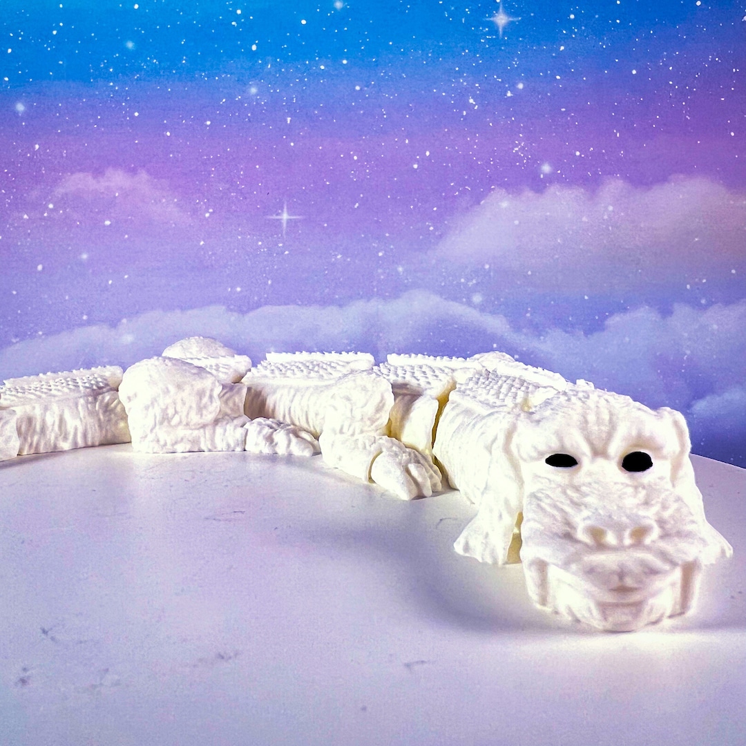 Articulated Falcor Luck Dragon Neverending Story Inspired Posable ...