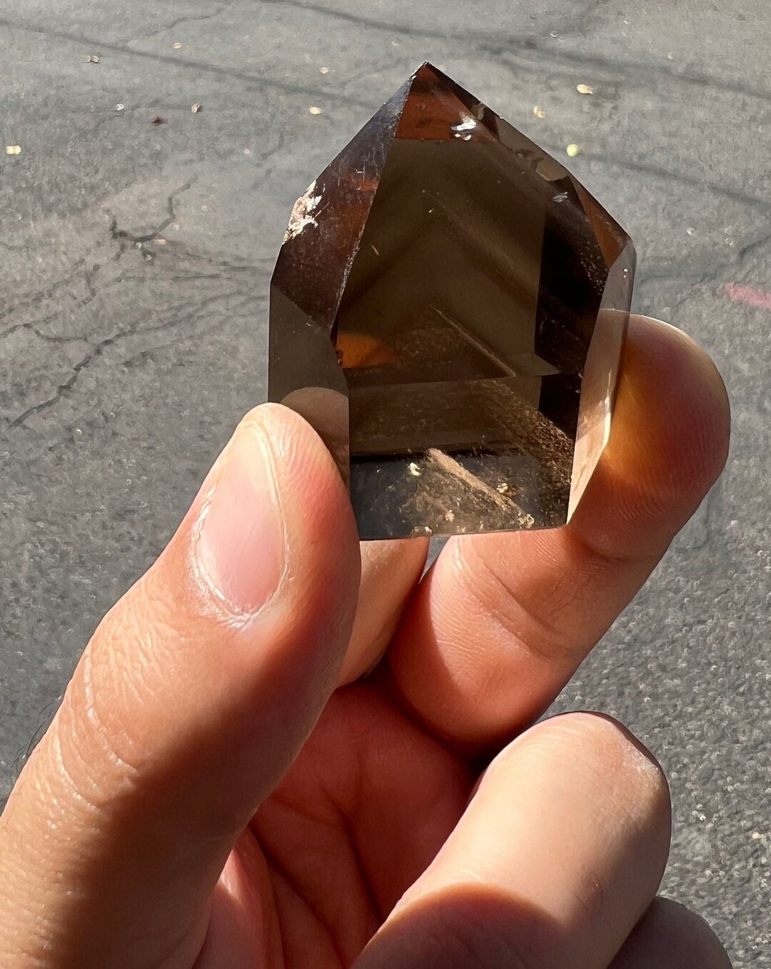 Smoky Citrine Tower With Phantom Super Extra Citrine Brazilian Citrine ...