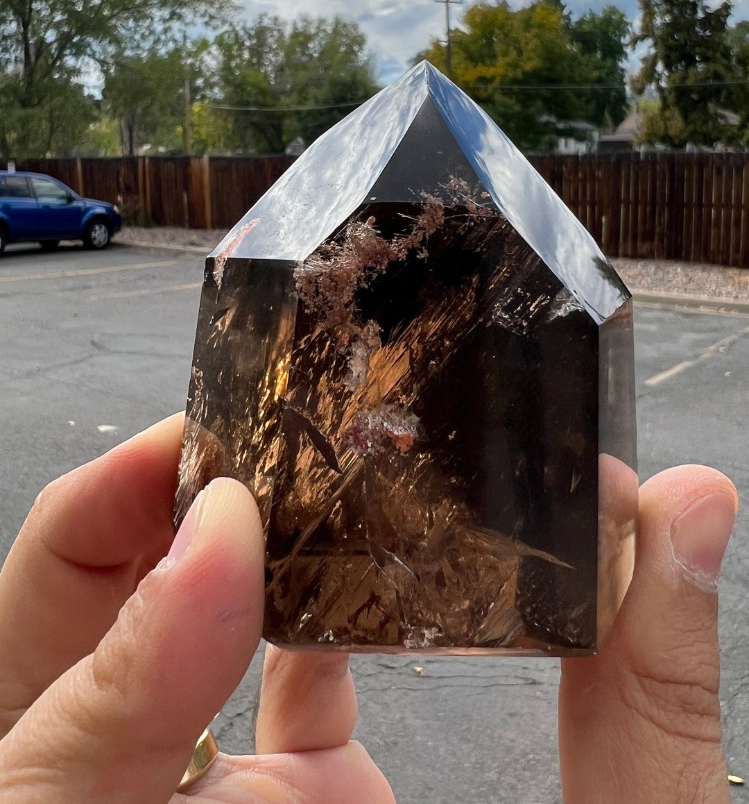 Smoky Citrine Tower Super Extra Citrine Brazilian Citrine - Etsy