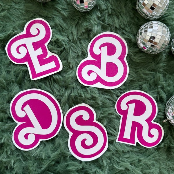 Vinyl Initial Decal - Etsy