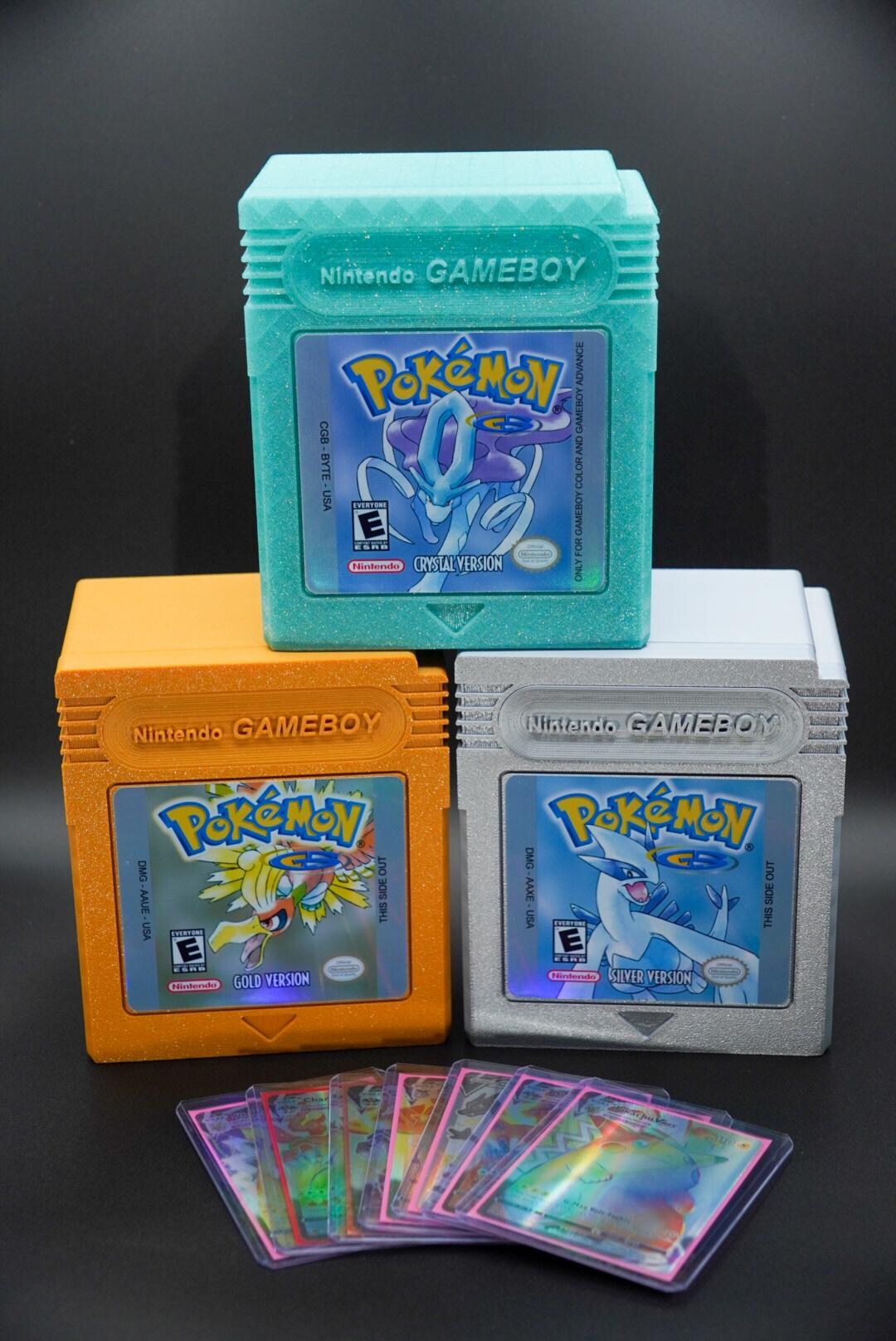Gen 2 Pokémon Deck Box Game Boy Cartridge – TCG & Top Loader Storage ...