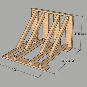 DIY Bike Rack Plans | Build Your Own Bicycle Storage Solution | Instant PDF Download - Etsy