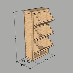 Kitchen Organizer Build Plan | Kitchen Storage Cabinet Plans ...