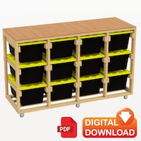 Tire Storage Rack, DIY Plan, Pdf Download, Beginner-friendly ...