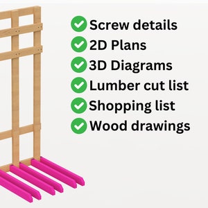 Bike Rack Build Plans | Bicycle Storage Solution - Digital Download - Etsy