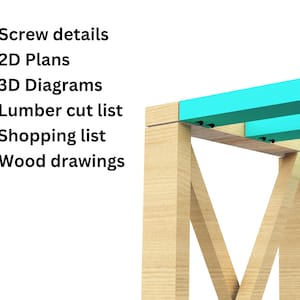 Corner Desk Build Plans | Farmhouse Desk Plans - Digital Download - Etsy