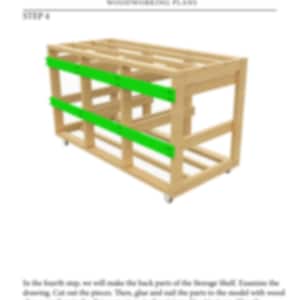 Rolling Garage Storage Shelves | DIY 27 Gallon Tote Storage Rack ...