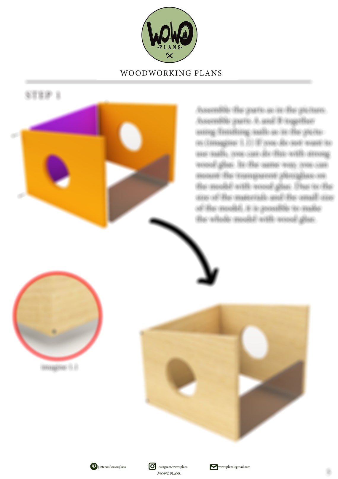 Bird House Build Plan 8''x 1'simple Bird House - Etsy