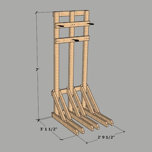 Bike Rack Build Plans | Bicycle Storage Solution - Digital Download - Etsy