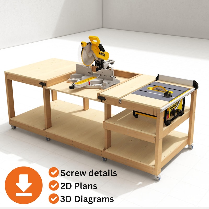 Power tool bench plans - Etsy.de