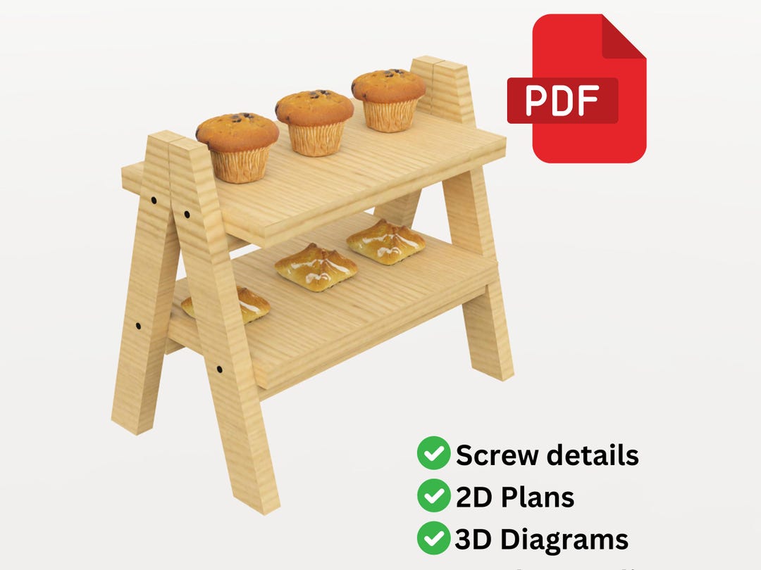 Mini Cupcake Stand Plan | Compact Display for Small Gatherings Stand ...