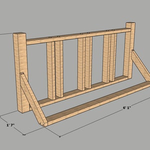 Bike Storage Rack Build Plan | DIY Bicycle Organizer - Digital Download ...