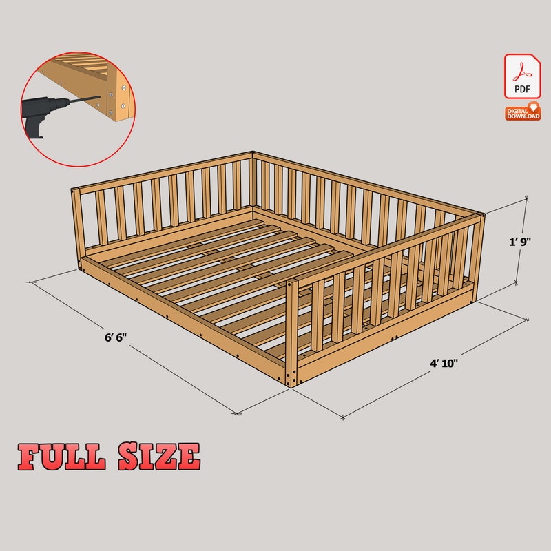 Bedframes on Floor - Etsy