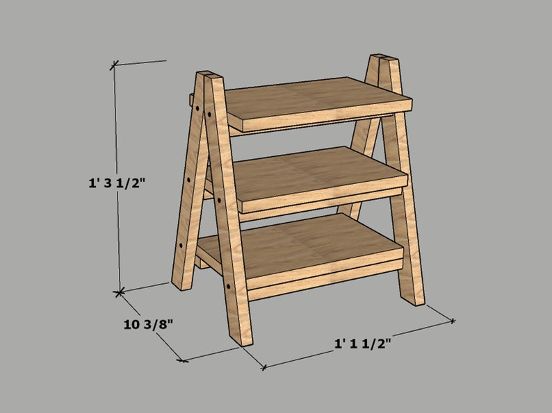 3 Tiered Cupcake Stand Plan Wedding Cupcake Stand Plan Wood Display ...