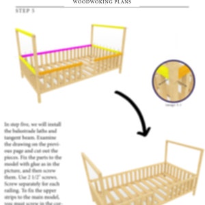 Montessori Twin Size Bed Frame Plans - Toddler Floor Bed Design - PDF ...