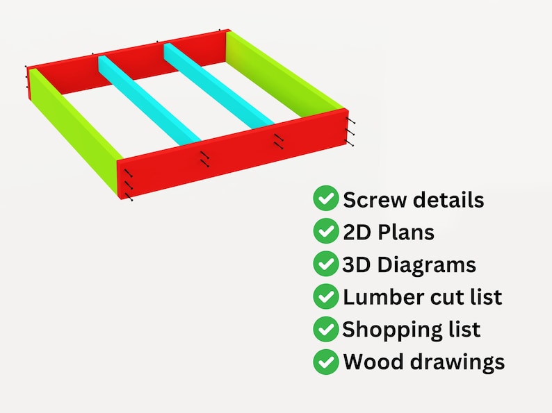 Wooden Platform Stage Plan | DIY Wedding & Event Stage | Digital ...