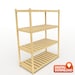 Storage Rack Digital Plan, DIY Garage Shelf Construction Plan - PDF - Etsy