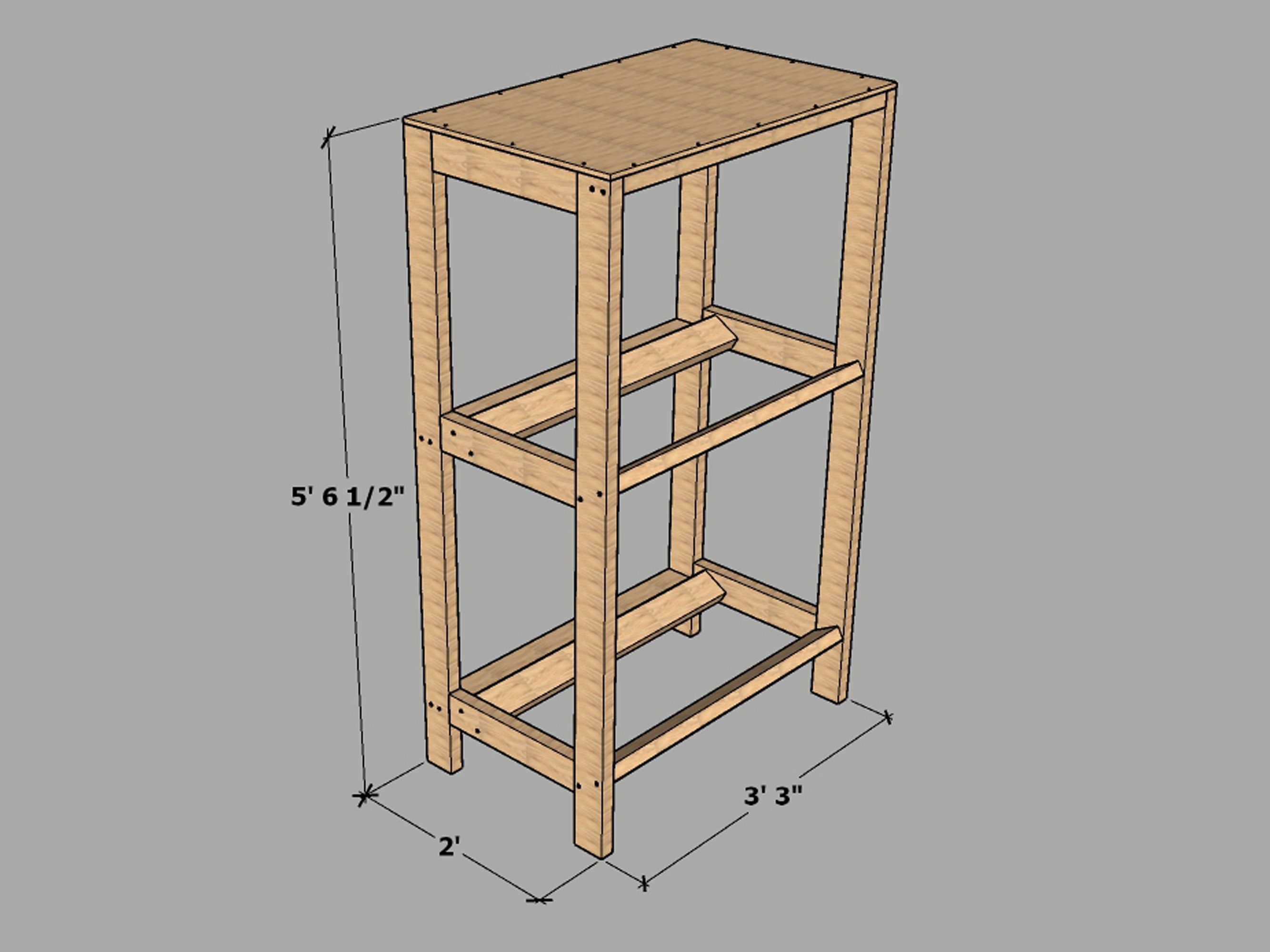 Tire Storage Rack Build Plan | DIY Tire Storage Rack Plans | Garage ...