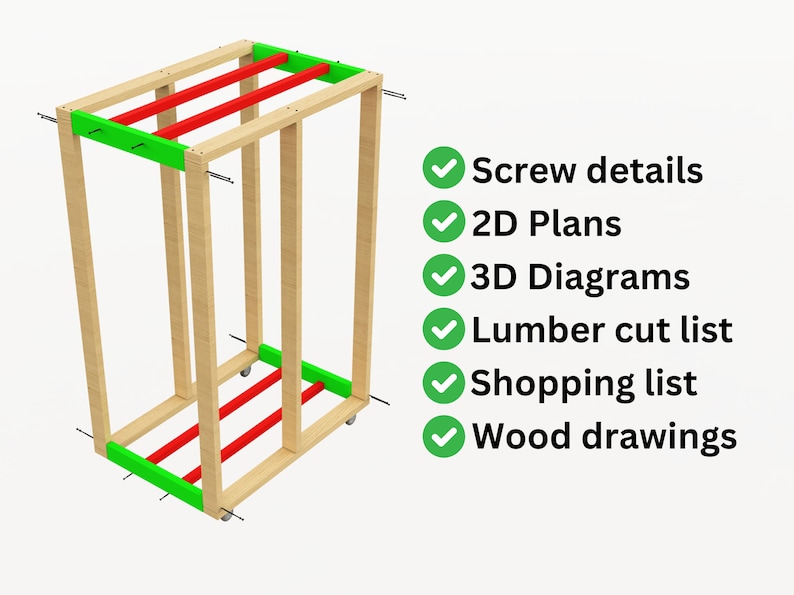 Rolling Garage Storage Shelves 8 Unit Storage Rack DIY 27 Gallon Tote ...