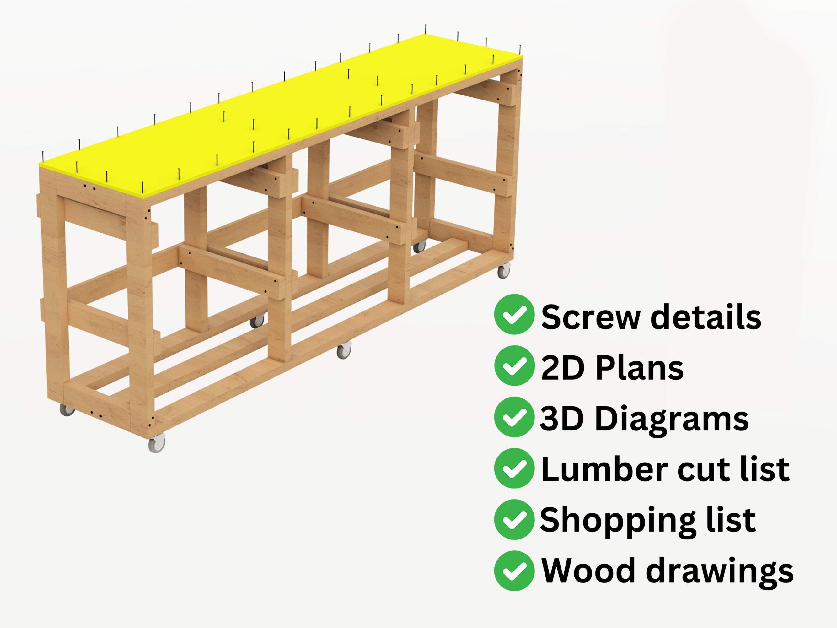 DIY Mobile Tote Organizer Plans | Rolling 27 Gallon Storage Rack System ...