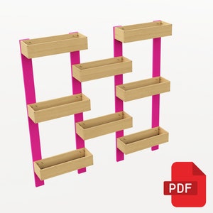 Flower Pot Wall Planter Plans | 8 Box DIY Woodwork Plans - Digital ...