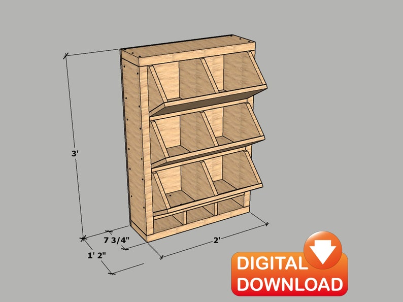 Three Tier Vegetables Storage Rack | Kitchen Storage - Onion & Potato ...