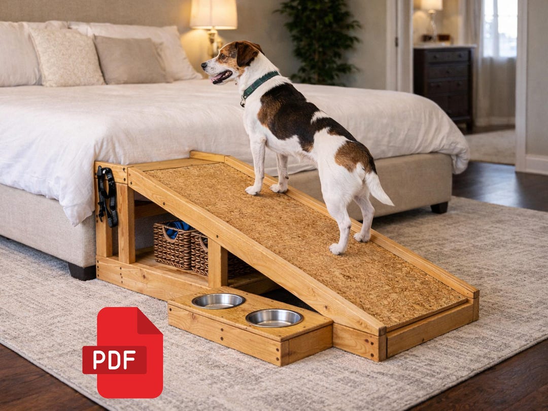 Dog Ramp Plans PDF | Build a Wooden Pet Ramp | Easy DIY Woodworking - Etsy