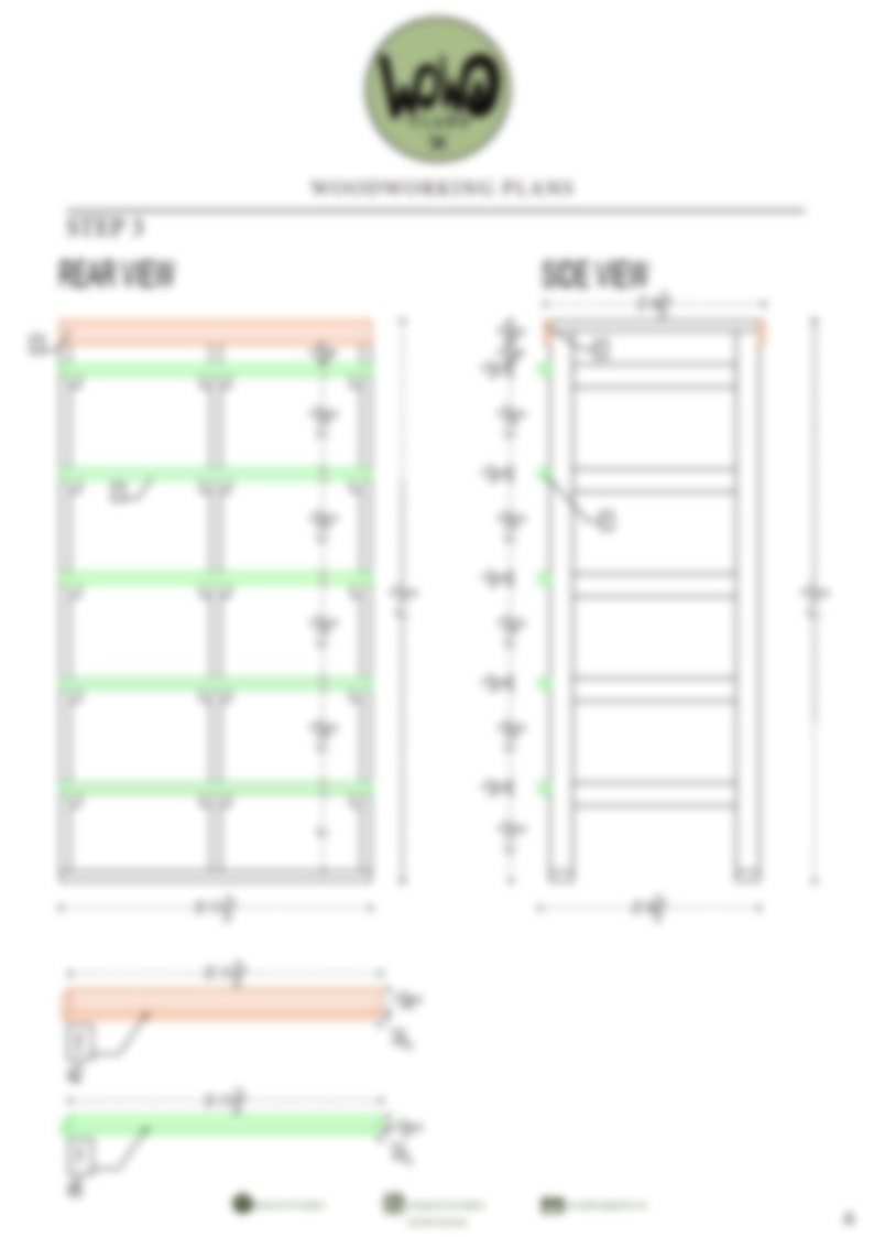 27 Gallon Tote Rack Plans | Garage Storage Shelves - 10 Unit Vertical ...