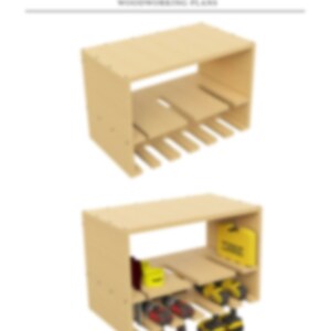 DIY Cordless Tool Station Plans | Build Your Own Tool Organizer ...