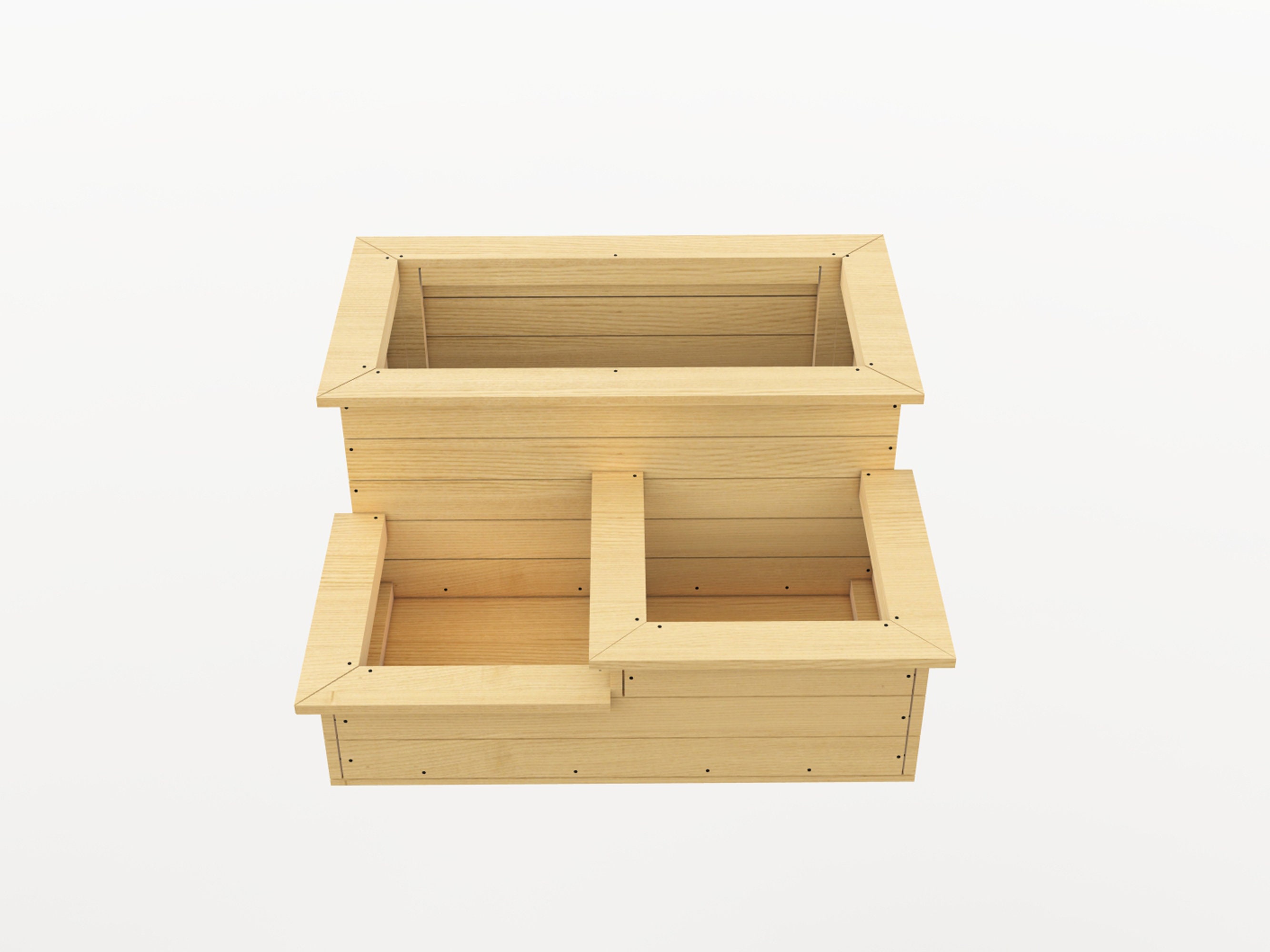 Simple Outdoor Planter Plans, Garden Planter Box Build Plans Wood Build ...