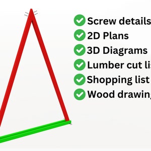 Triangle Arch Building Plans - Triangle Wedding Arbor Build ...
