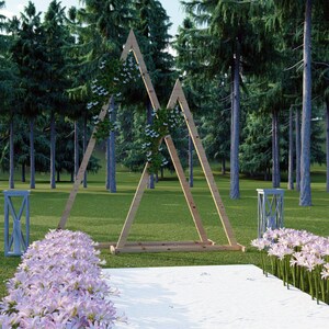 Triangle Arch Building Plans - Triangle Wedding Arbor Build ...