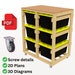 27 Gallon Tote Storage Workbench Build Plan 8 UNIT DIY Tote Storage ...